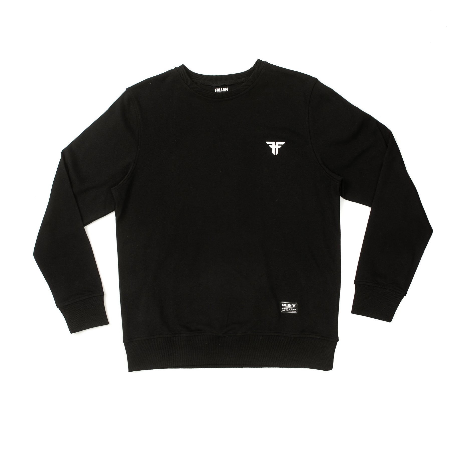 INSIGNIA CREW NECK - BLACK – Fallen Footwear Japan